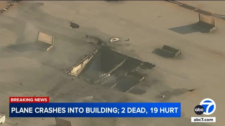Small Plane Crashes Into Fullerton Warehouse, Killing 2 and Injuring 19 ...