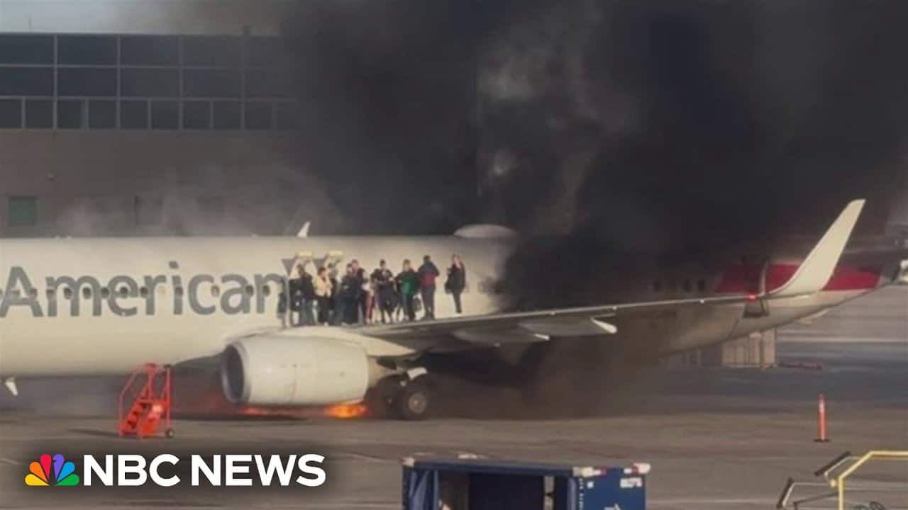 12 Injured After Airliner Catches Fire at Denver International Airport ...