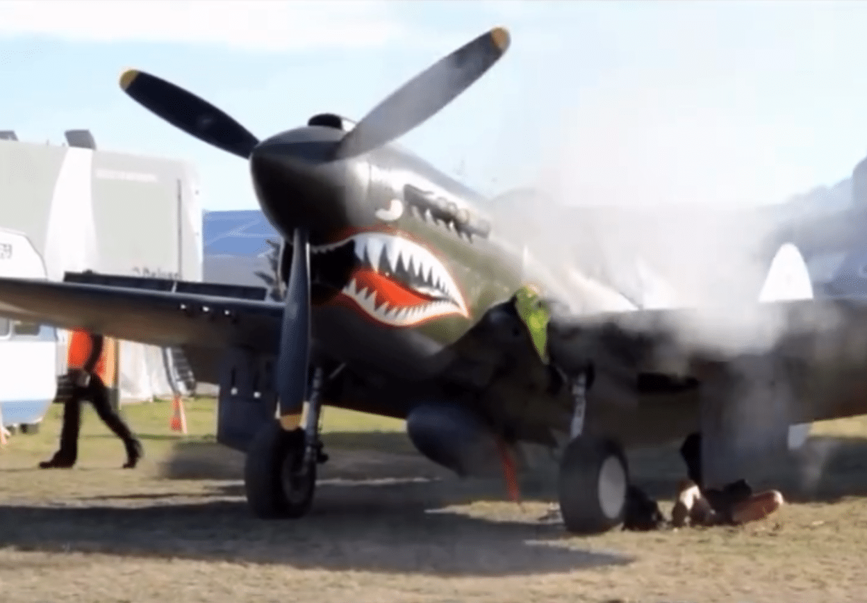 Watch This WWII-Era P-40 Incredible Test Firing Footage - World War Wings