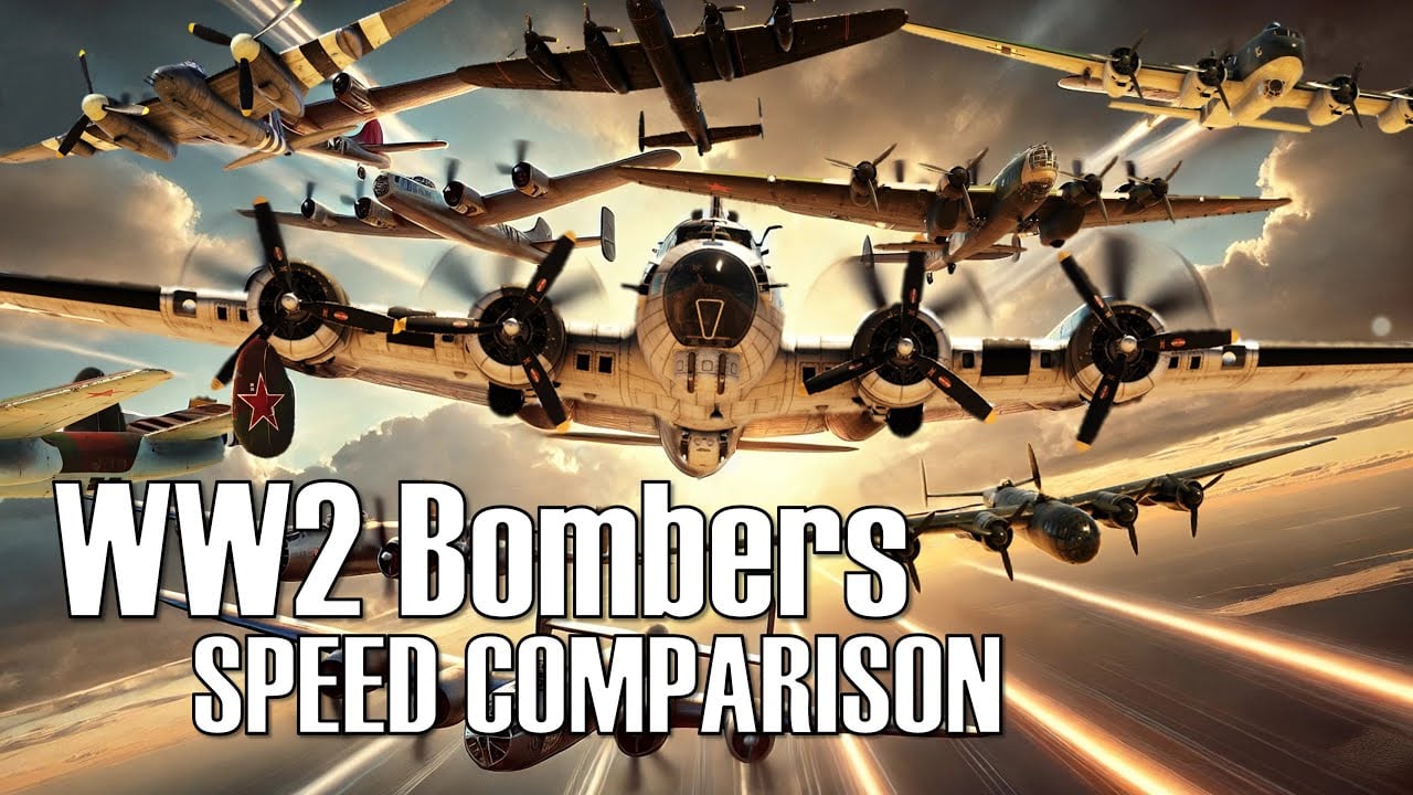 WW2 Bombers Speed Comparison - World War Wings