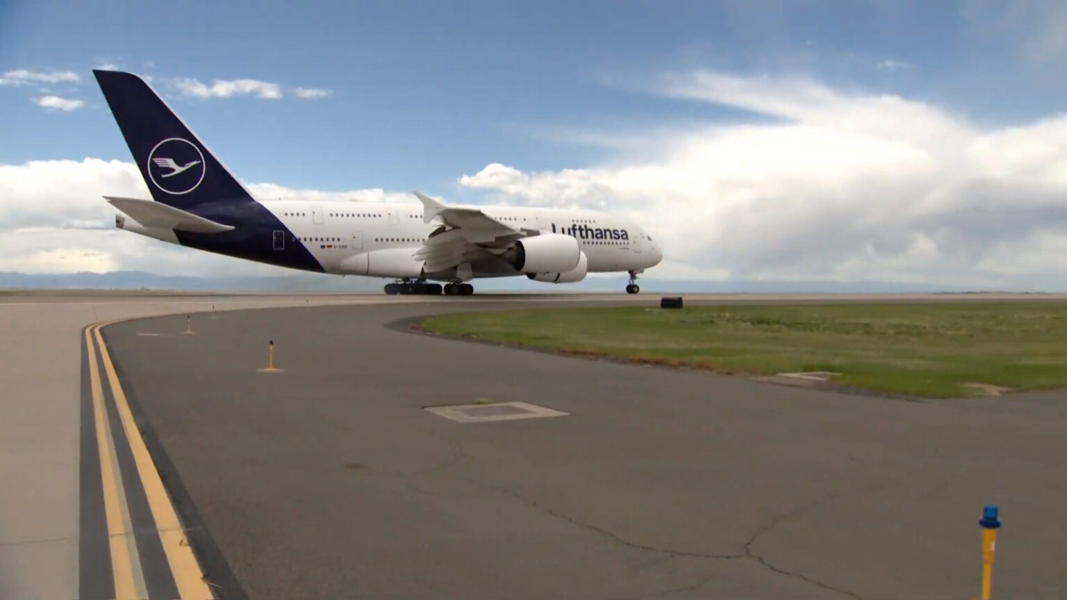 The World's Largest Passenger Plane Makes First Scheduled Landing ...