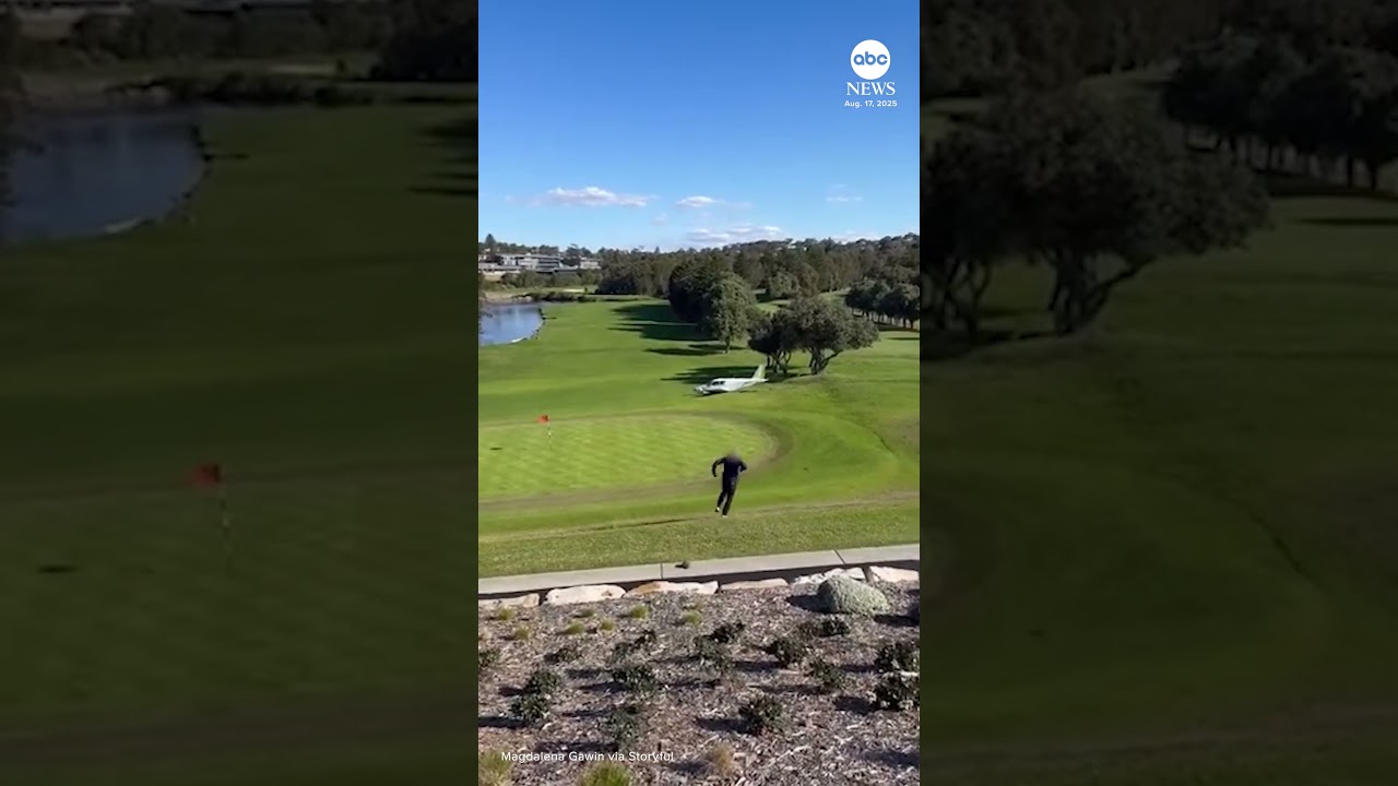 Video Shows Moment Light Plane Crash-Lands on Sydney Golf Course ...