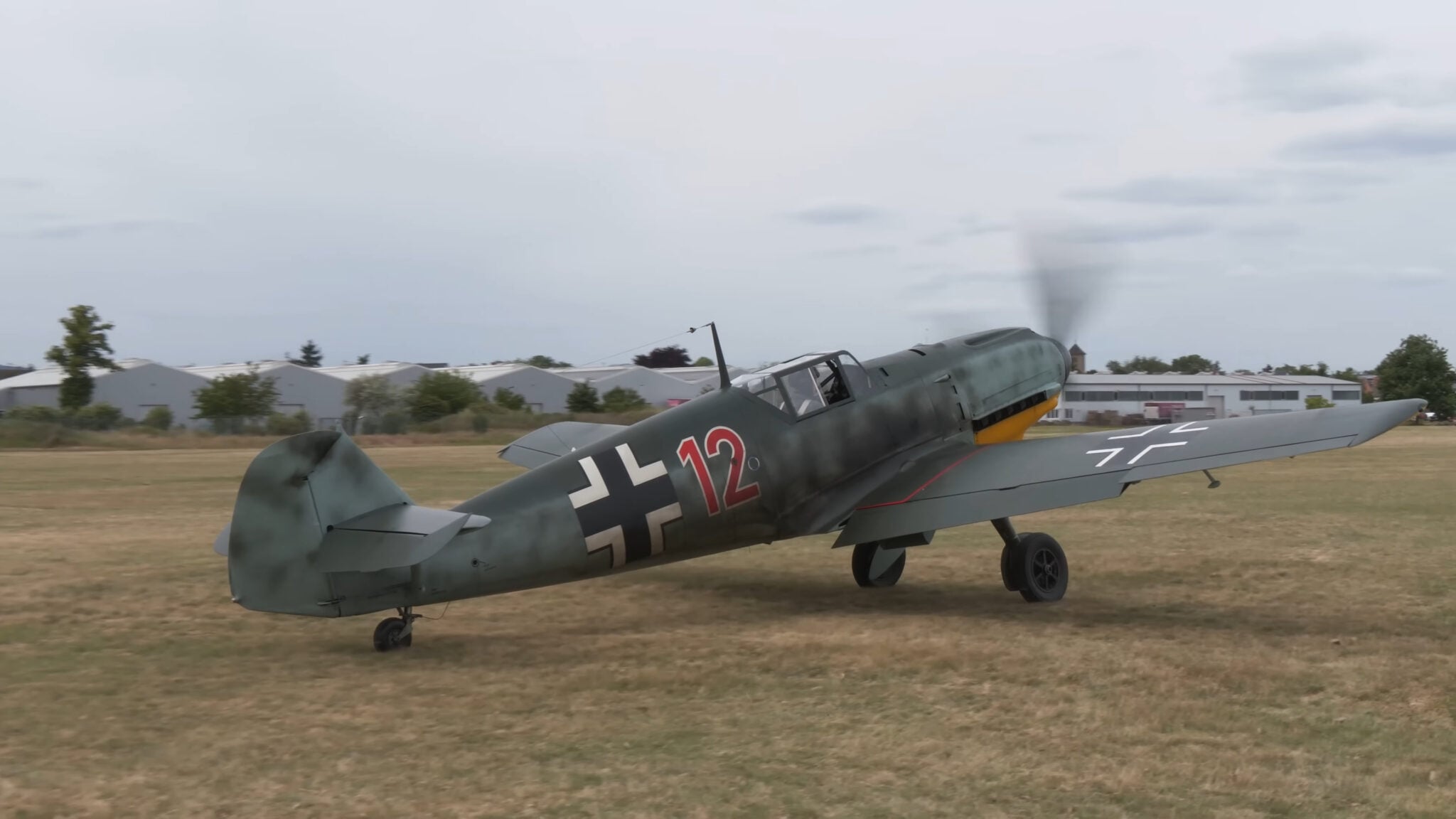The First Flight of Bf 109 E-4 “Rote 12” - World War Wings