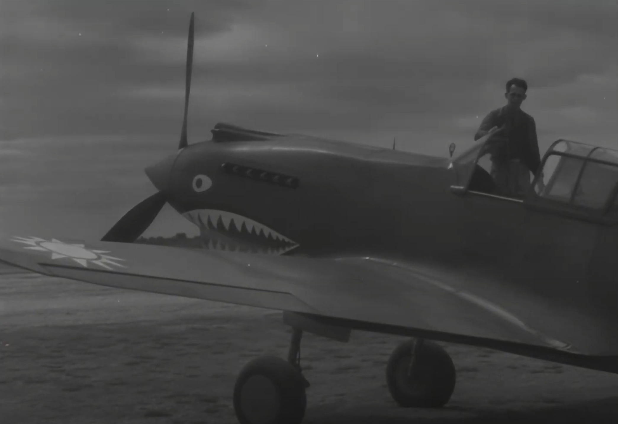 Watch Raw WWII Footage of P-40 Warhawk in Action - World War Wings