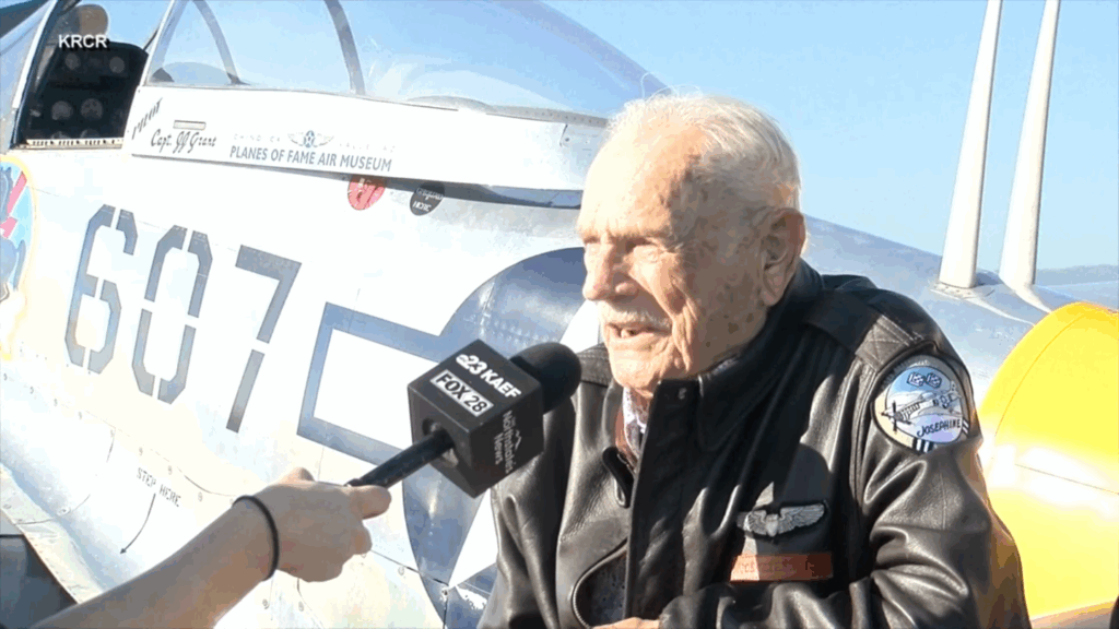 WWII VETERAN Joe Peterburs Takes to the Skies Again—80 Years After ...