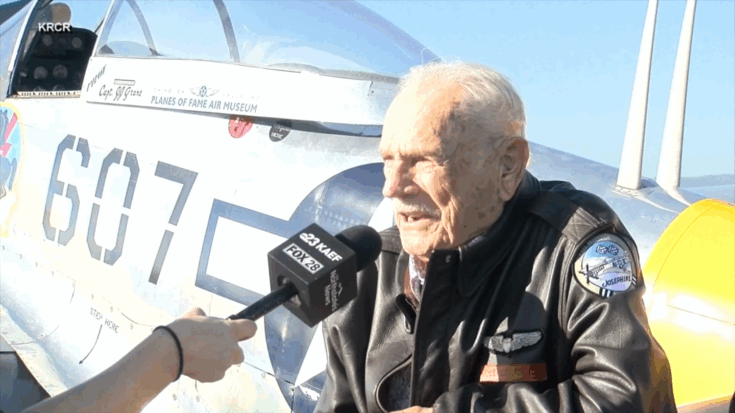 WWII VETERAN Joe Peterburs Takes to the Skies Again—80 Years After ...