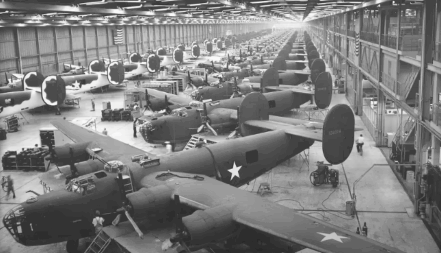The Story of How Ford Turned Car Factories Into Bomber Plants and Built ...