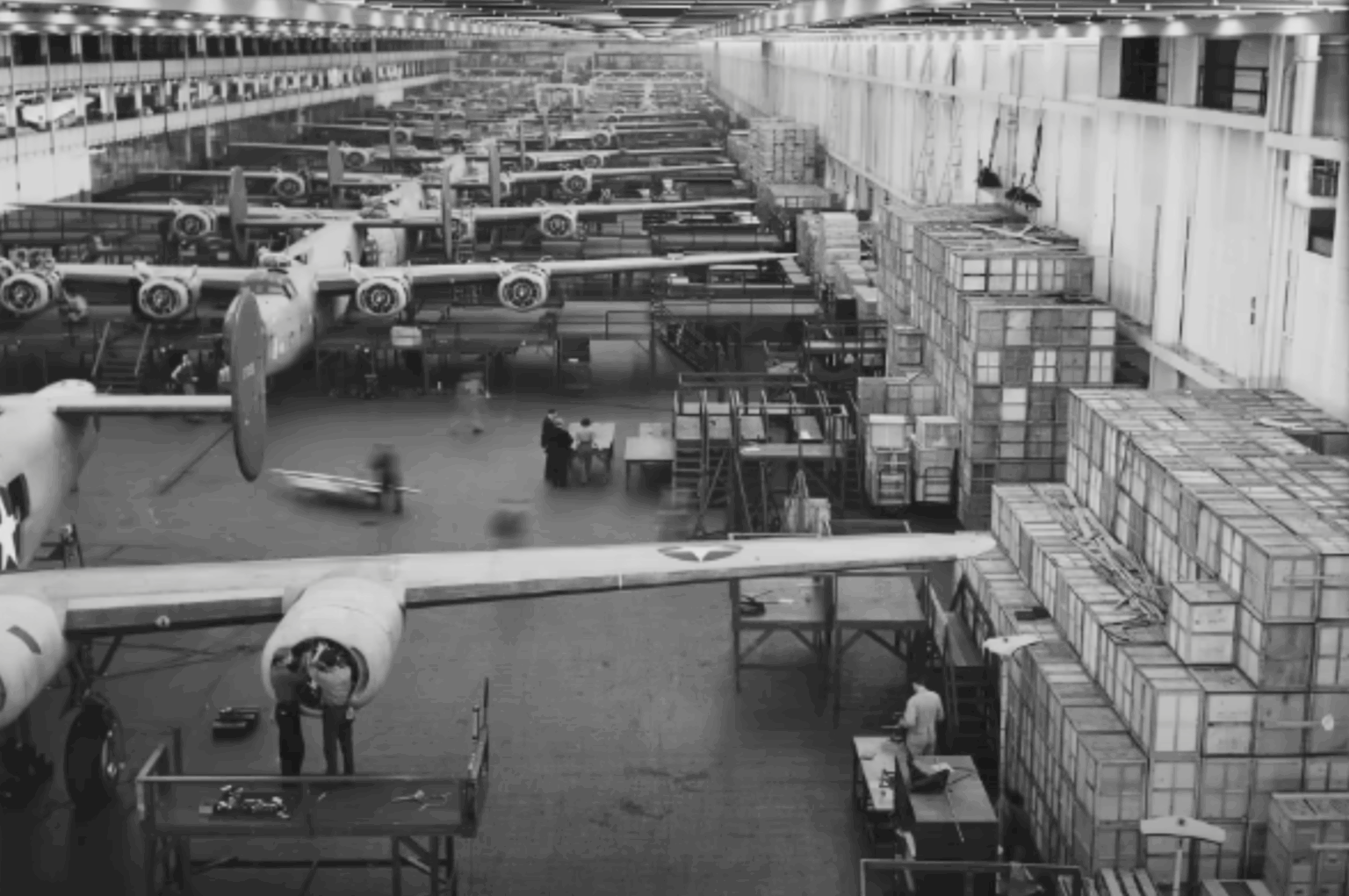 The Story of How Ford Turned Car Factories Into Bomber Plants and Built ...