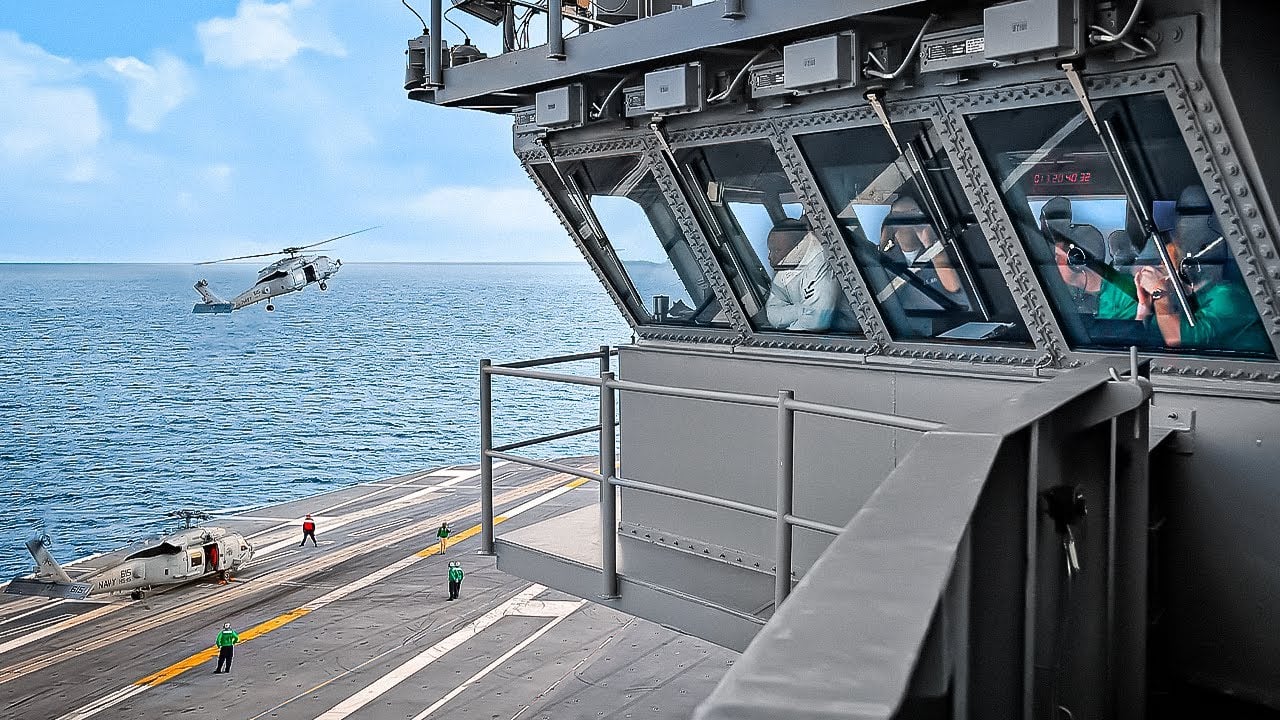 The Surprising Reason Aircraft Carrier Islands Sit on the Right - World ...