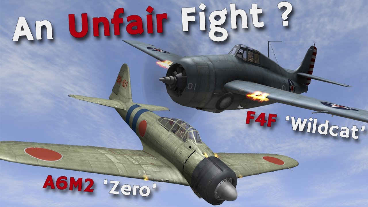 A6M2 'Zero' vs F4F 'Wildcat' - An Unfair Fight in the Pacific - World ...