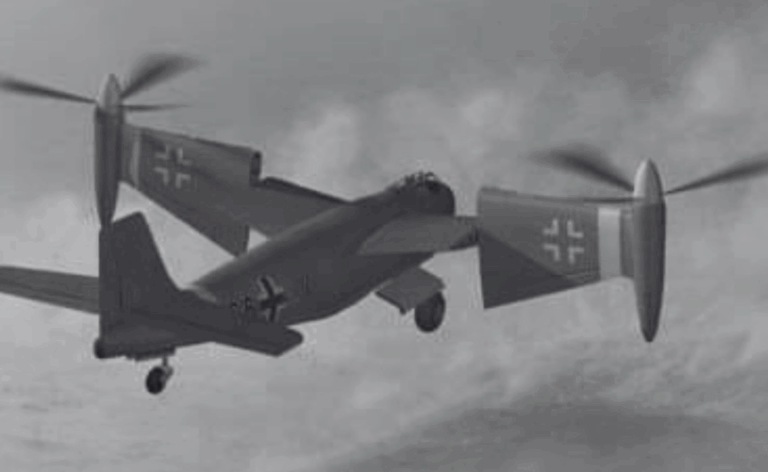 The German WWII Aircraft Designed to Rise Like a Helicopter and Race ...