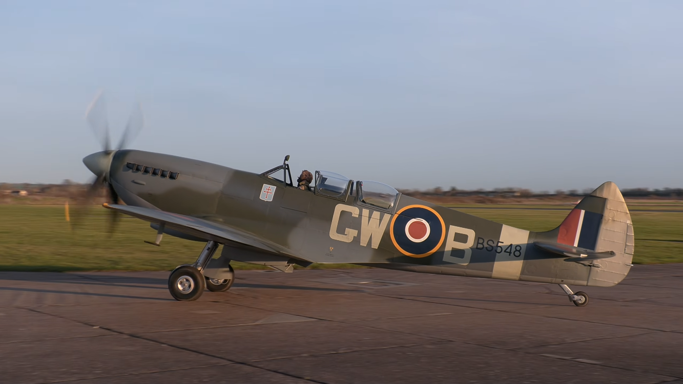 Spitfire Mk.IX BS548 Returns to the Air at Duxford Ahead of Historic ...
