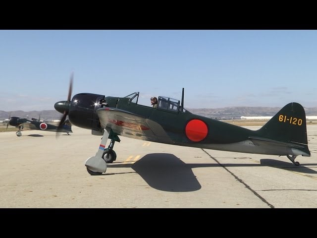 Pearl Harbor flight featuring the PoF Mitsubishi A6M5 Zero - World War ...