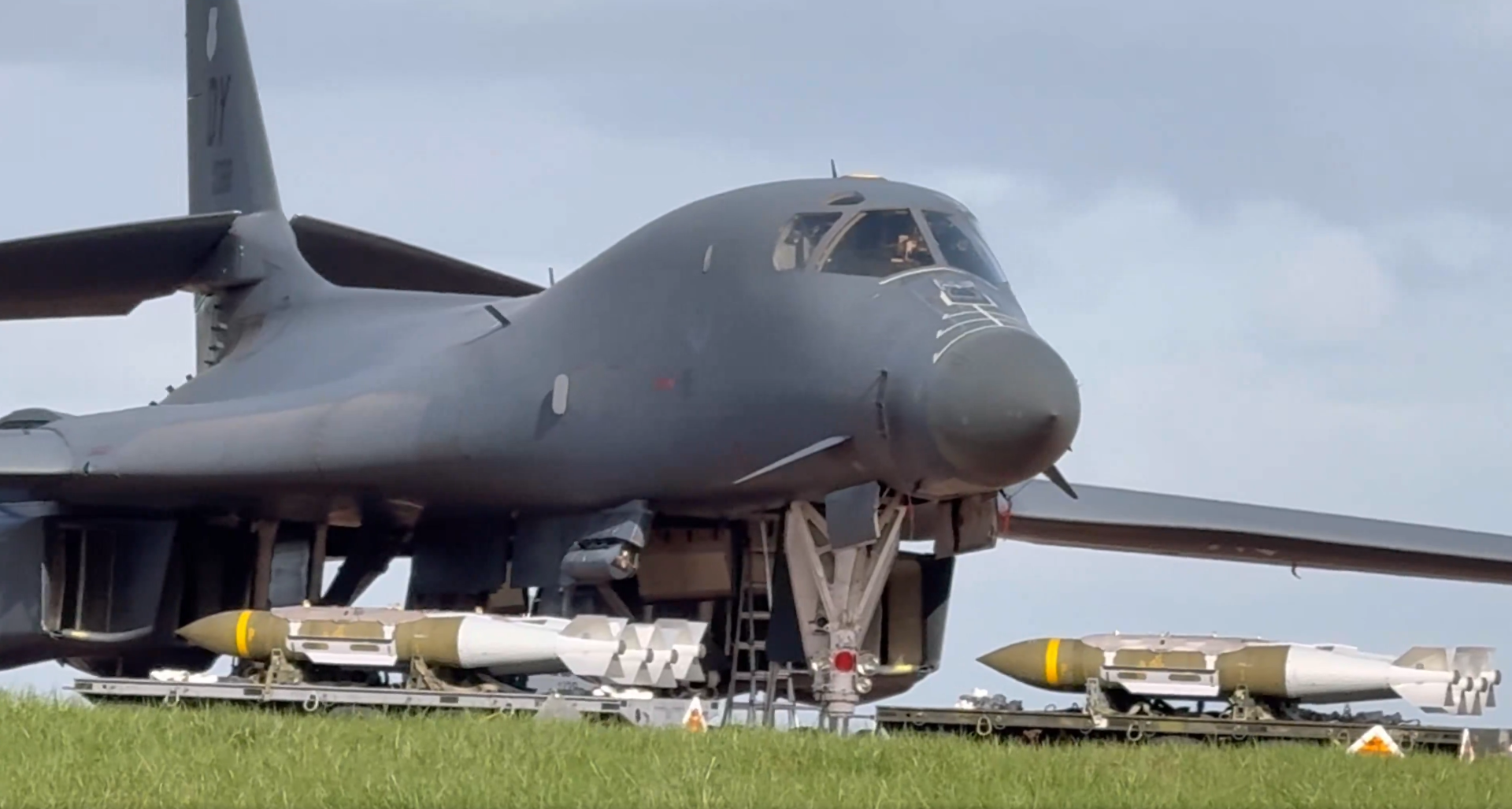 WATCH: B-1B Lancer Gets Loaded With Bunker Busters - World War Wings