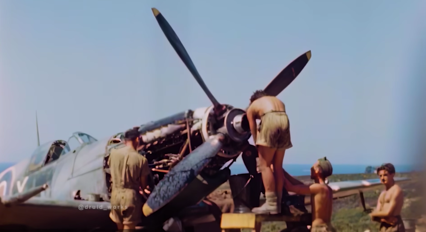 Watch Rare Color WWII Footage of RAF Spitfires Brought to Life With ...